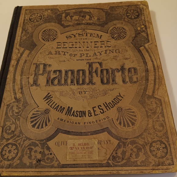 Oliver Ditson | Other | Vintage Piano Forte Instruction Book | Poshmark